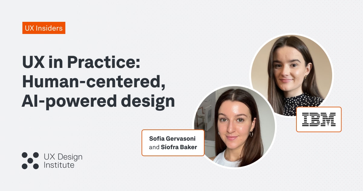 UX in practice: AI-powered design | UX Design Institute