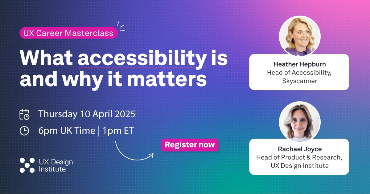 What accessibility is and why it matters | UX Design Institute